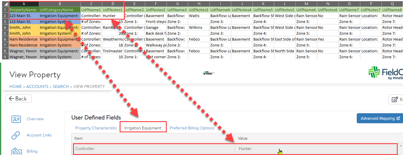 Importing User-Defined Fields