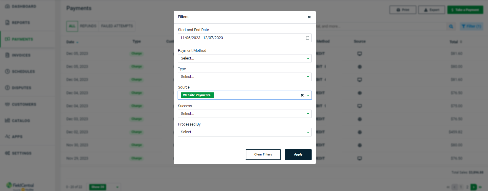 WEBSITE PAYMENT PAGE VIA STAX