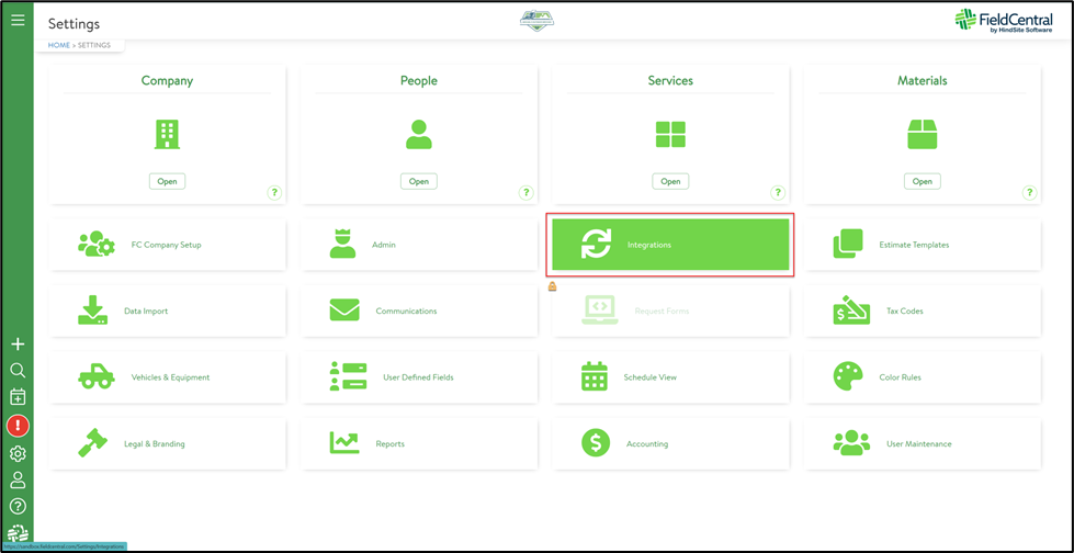 INTEGRATING AZUGA WITH FIELDCENTRAL