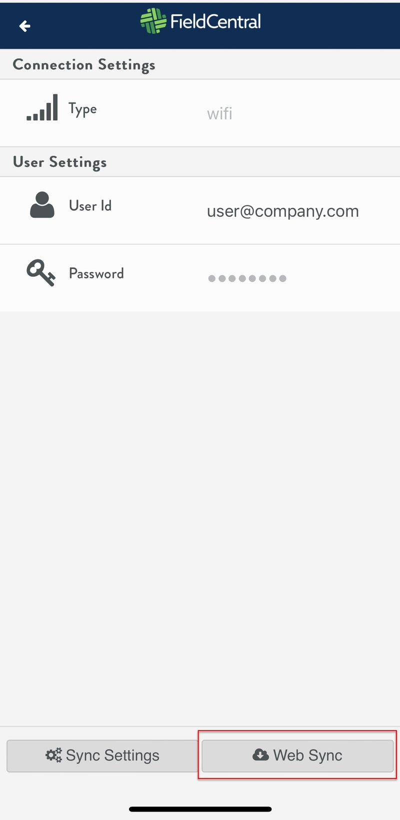 FIELD APP: APP SET UP