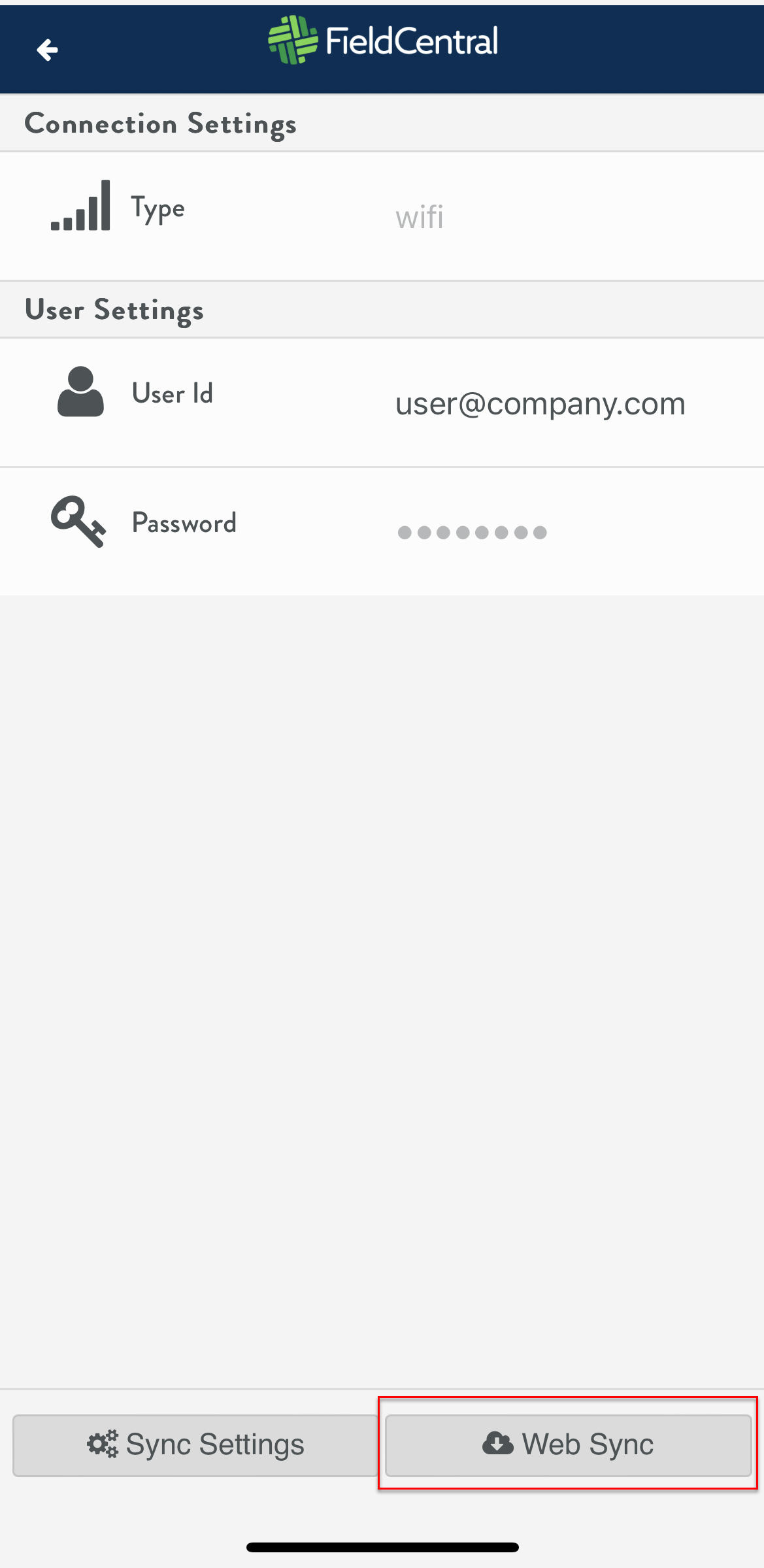FIELD APP: APP SET UP