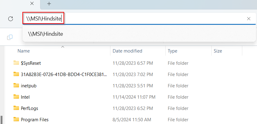 HindSite Client Installation Steps
