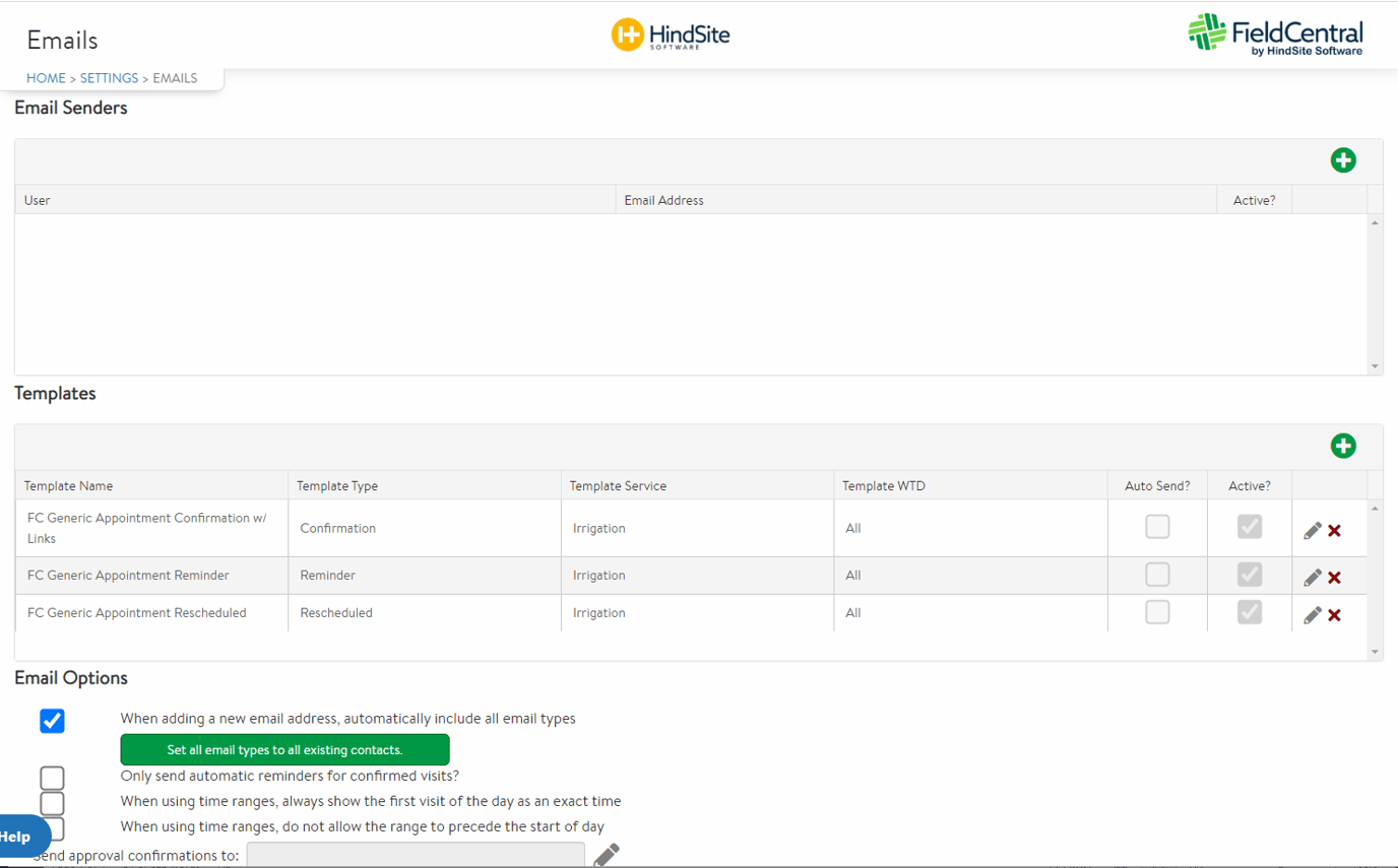 how-to-email-in-fieldcentral