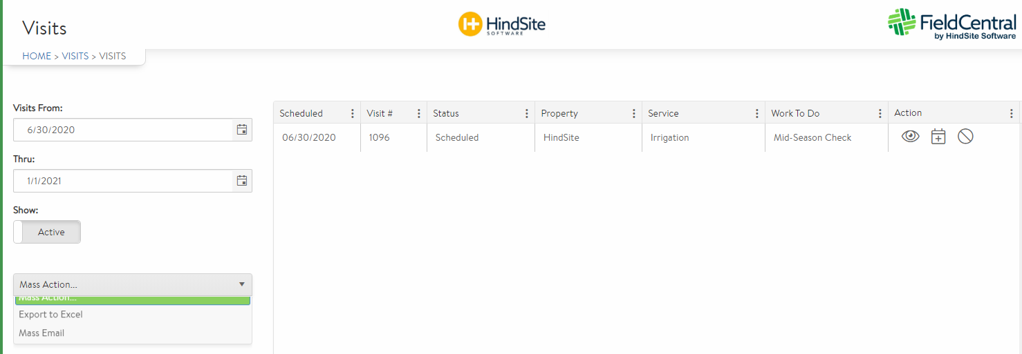 How to Email in FieldCentral